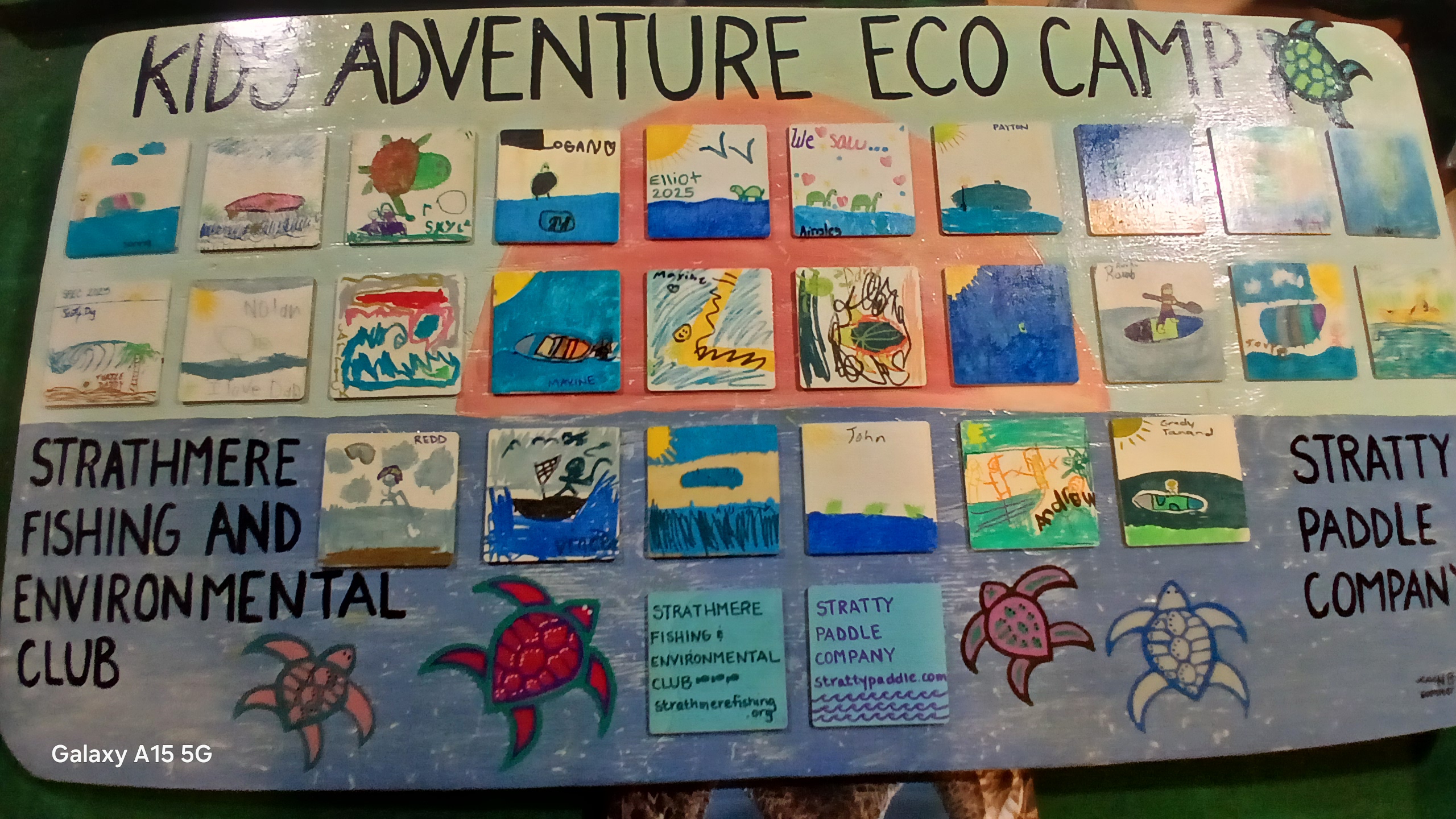 Kids Stratty Paddle Artwork on Display at Schiavo - Strathmere Fishing ...